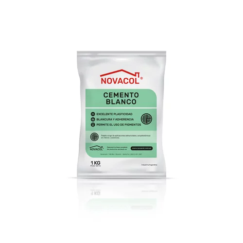 CEMENTO BLANCO 1 kg - NOVACOL - El Hogar Obrero